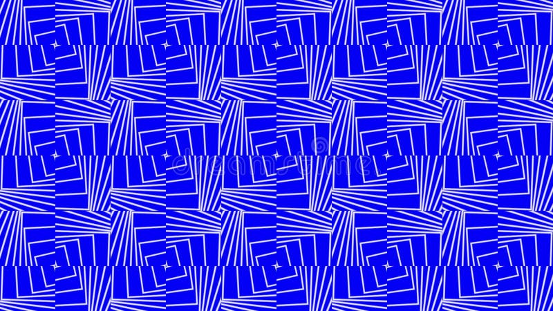 Blue Background, White Line Pattern Moving in an Interesting Pattern ... Blue Background, White Line Pattern Moving in an Interesting Pattern ...
