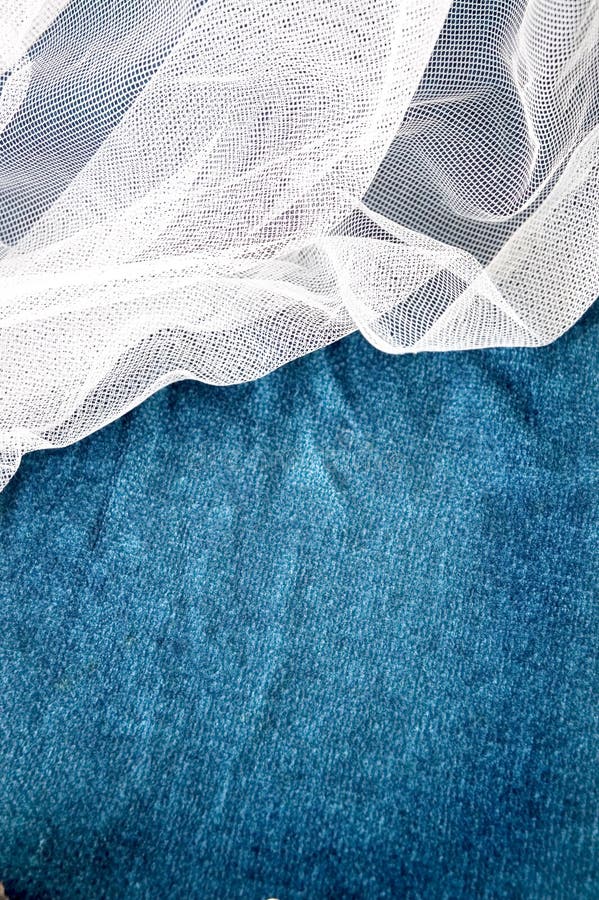 Blue Background with White Mesh Stock Image - Image of curve, soft ...