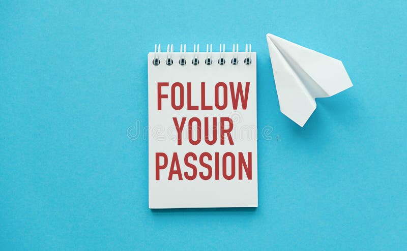 On a Blue Background, White Paper Airplane and Notebook with the Text ...