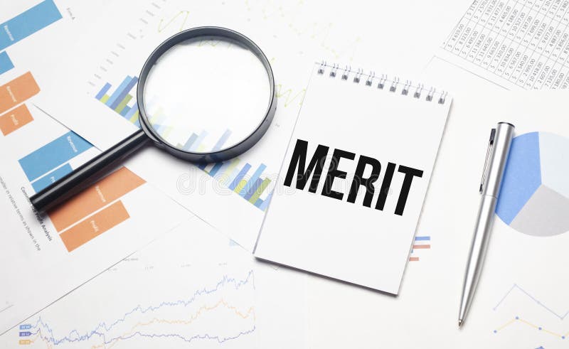 On a Blue Background, White Sheets Under a Black Paper Clip and on Them ...