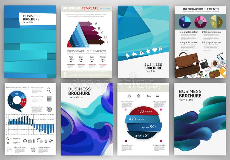 Blue Backgrounds and Abstract Concept Infographics and Icons Stock ...