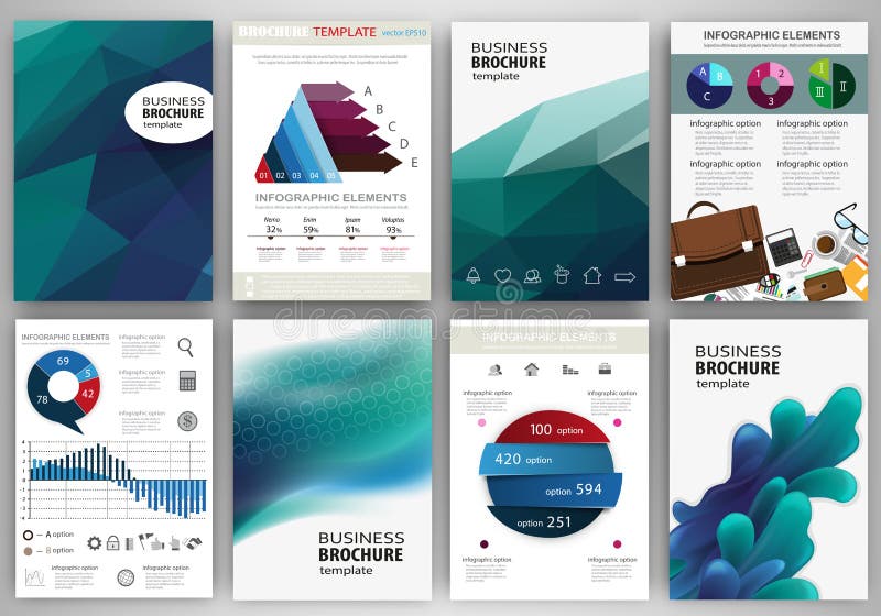 Blue Backgrounds, Abstract Concept Infographics and Icons Stock Vector ...