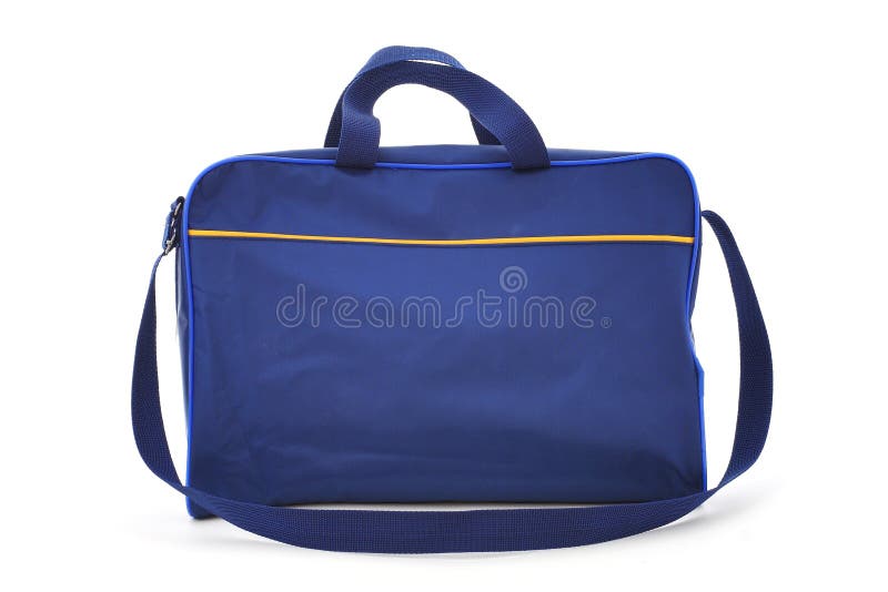 Blue bag stock image. Image of blue, sack, white, rucksack - 6232257