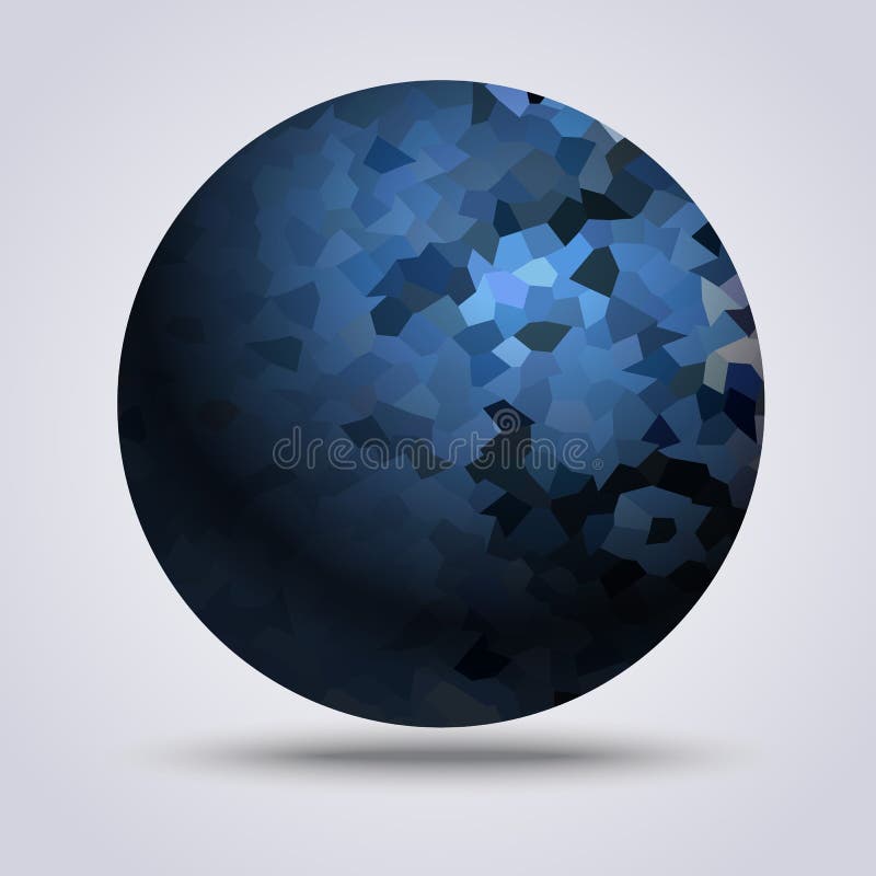 Blue ball background stock vector. Illustration of element - 54476632