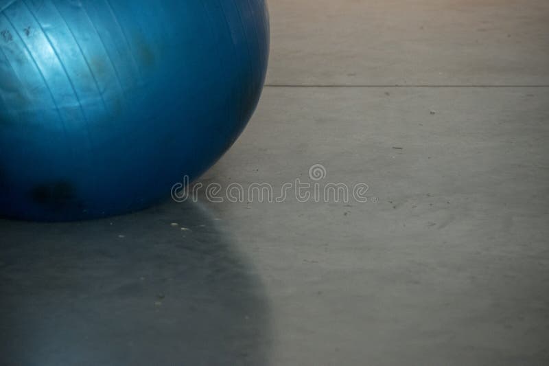 Blue Ball for Physical Activity Stock Image - Image of lifestyle ...