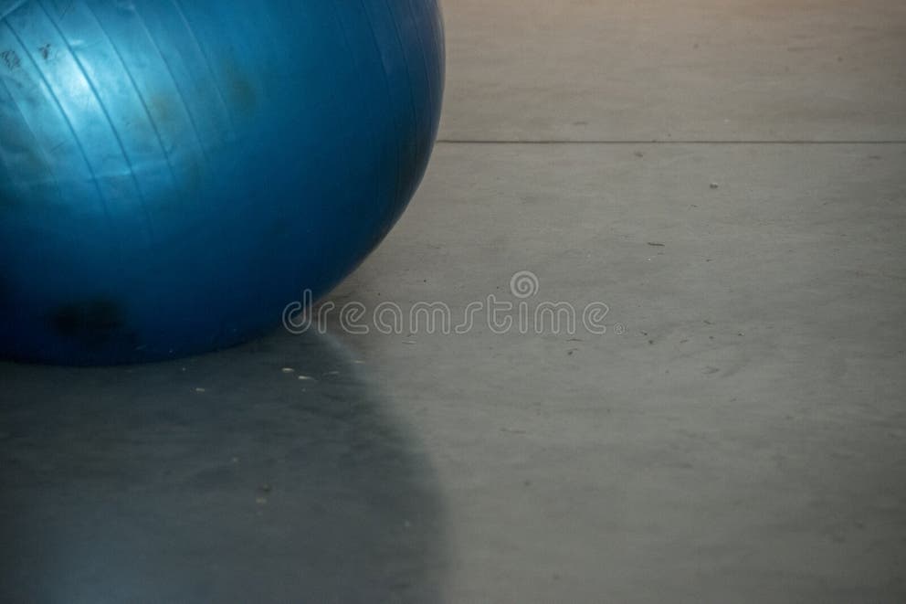Blue Ball for Physical Activity Stock Image - Image of lifestyle ...