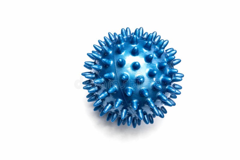 Blue Ball Spiky for Therapy Stock Image - Image of rubber, spiky: 93747749