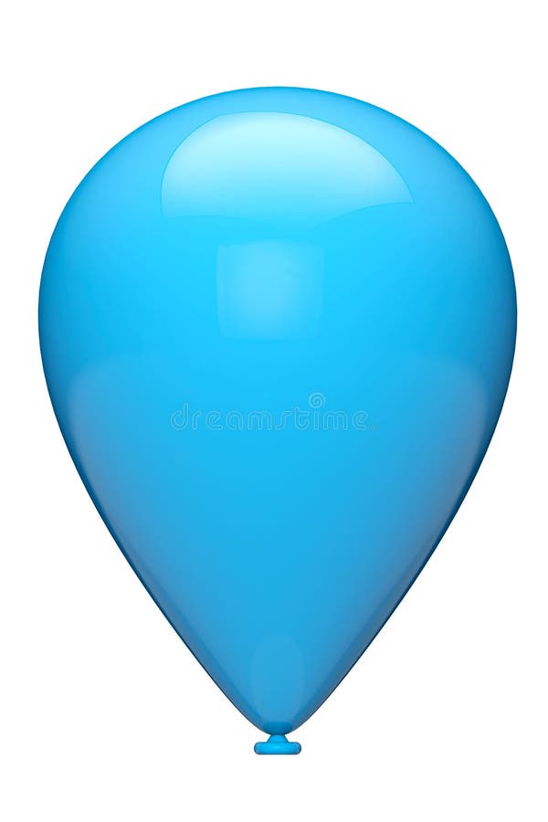 Blue balloon stock photo. Image of clipping, color, happy - 28409078