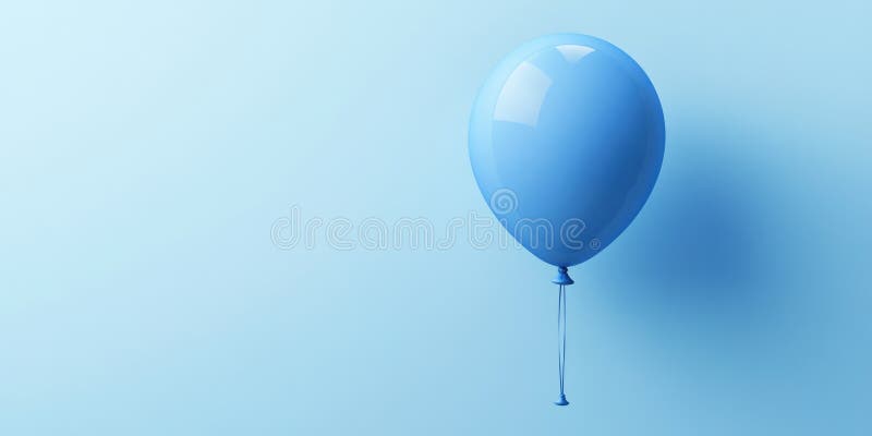A Blue Balloon with a Single Water Droplet Suspended from Its Surface ...