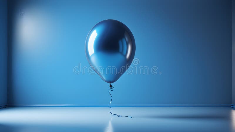 Blue Balloons with a Blue Monday Theme Stock Illustration ...