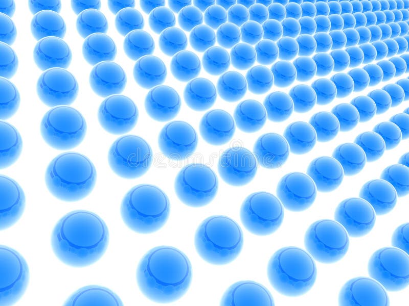 Blue balls stock illustration. Illustration of digital - 14137394