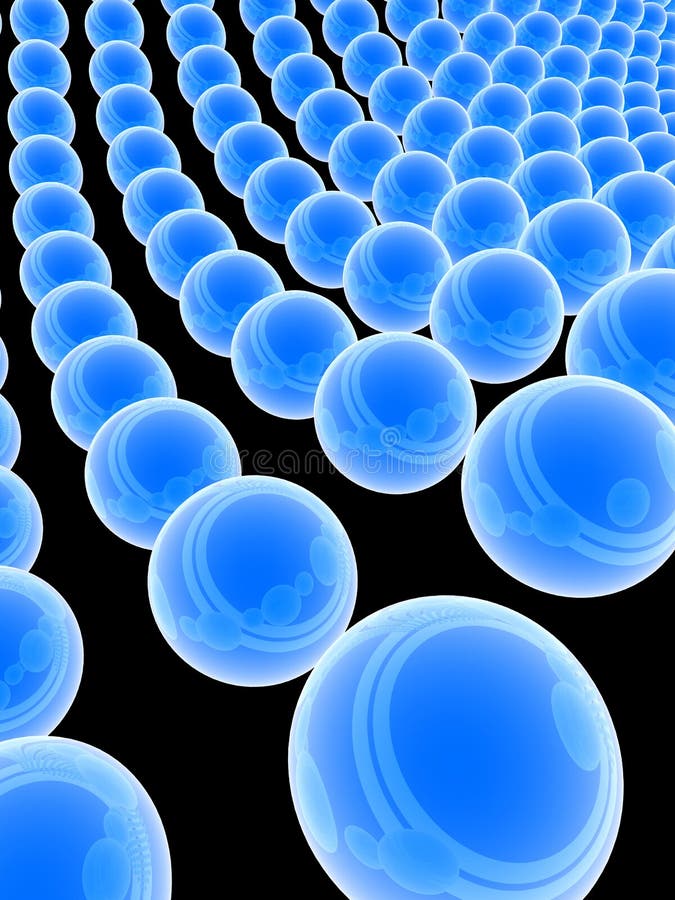 Blue balls stock illustration. Illustration of pearl - 14137346