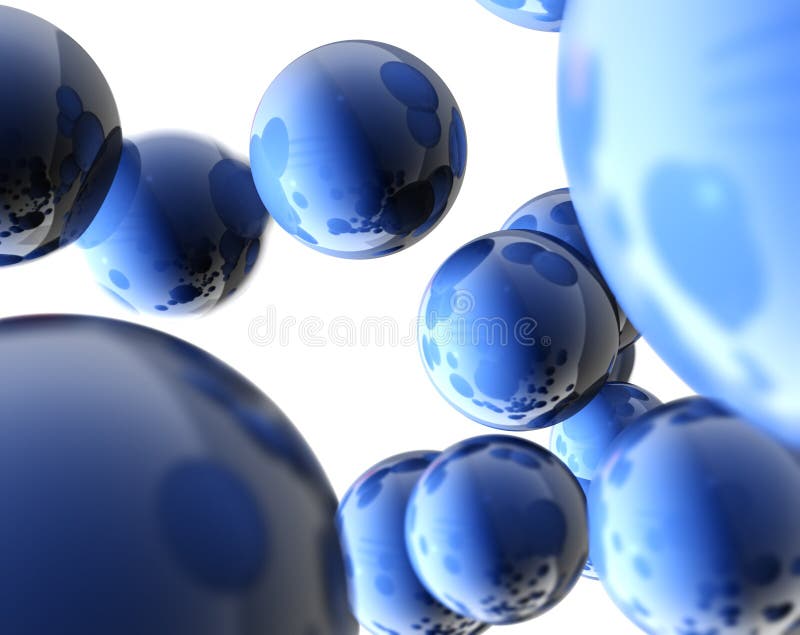 Blue balls stock illustration. Illustration of abstract - 15323413