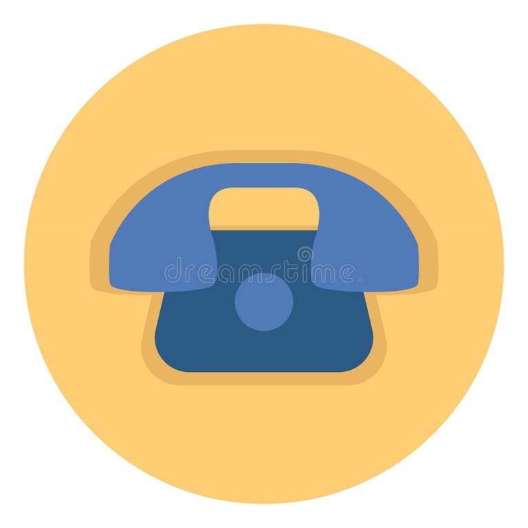 Blue Banking Telephone, Icon Stock Vector - Illustration of internet ...
