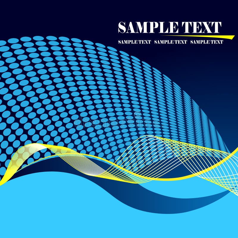 Blue Banner stock vector. Illustration of revival, plant - 5265171