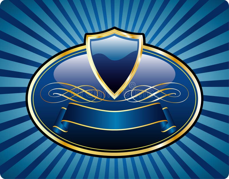 Colorful shields stock vector. Illustration of honor, armor - 6266891