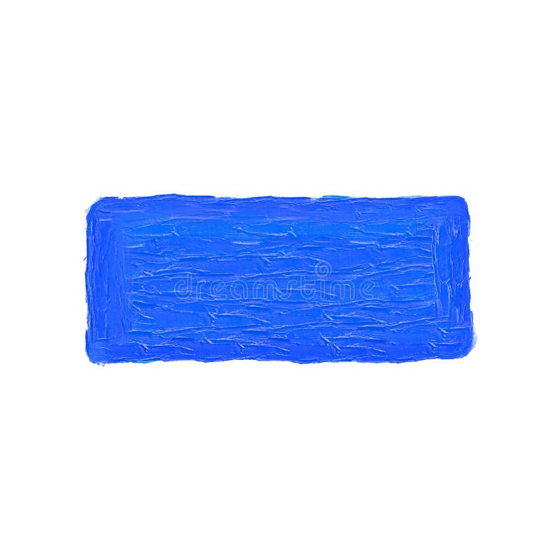 A Blue Banner in Oil Painted Style Stock Image - Image of paint, effect ...