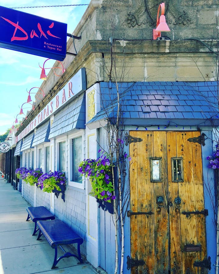 Blue Bar editorial stock photo. Image of pink, beach - 140908468