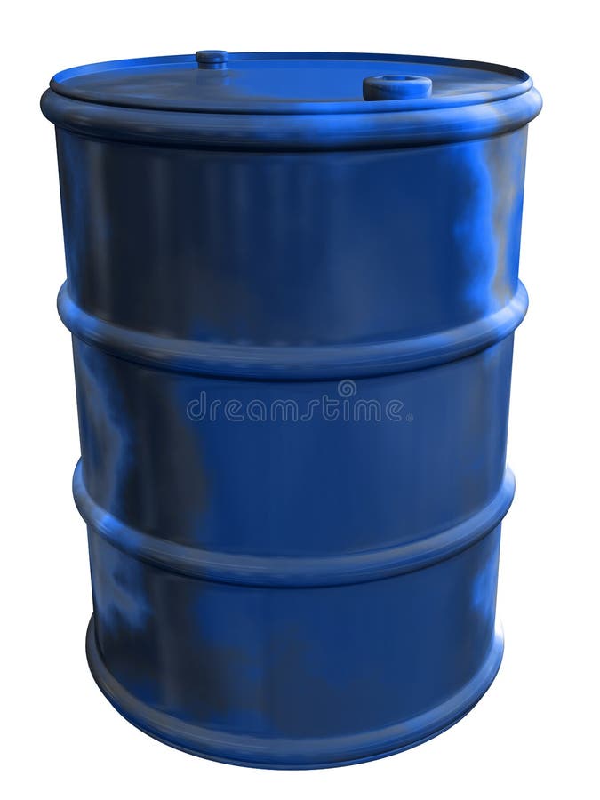 Blue Barrel with Fire Flames Stock Vector - Illustration of energy ...