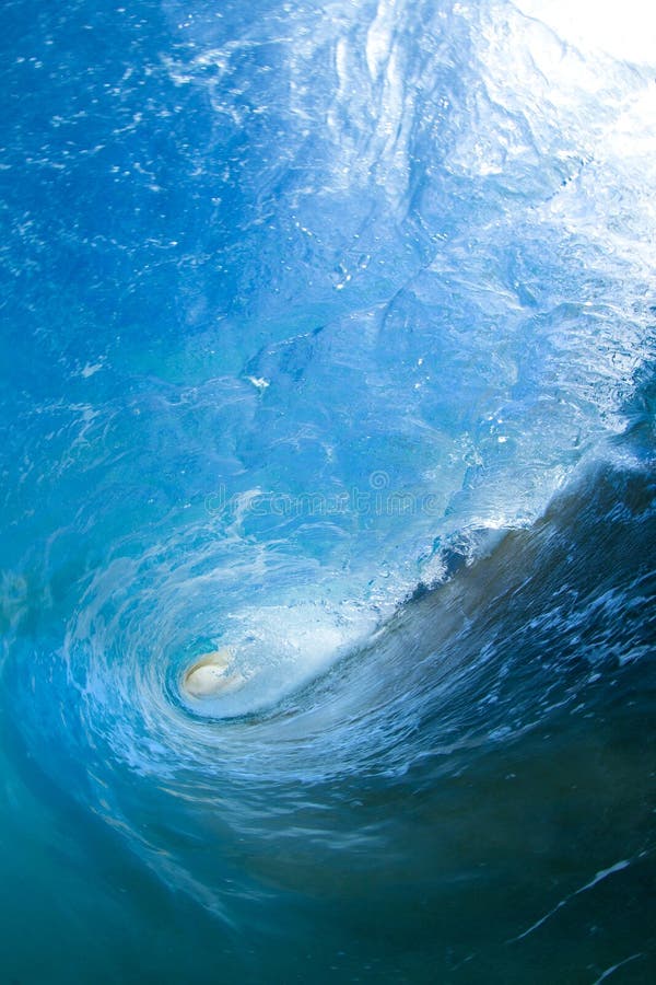 Blue barreling wave stock photo. Image of outdoor, barrel - 29052878