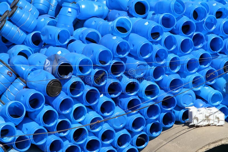 Blue barrels stock photo. Image of horizontal, objects - 17806232