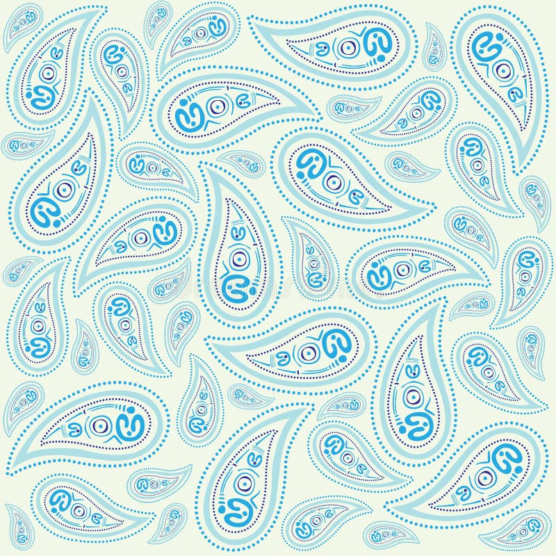 Blue base-line pattern stock illustration. Illustration of traditional ...