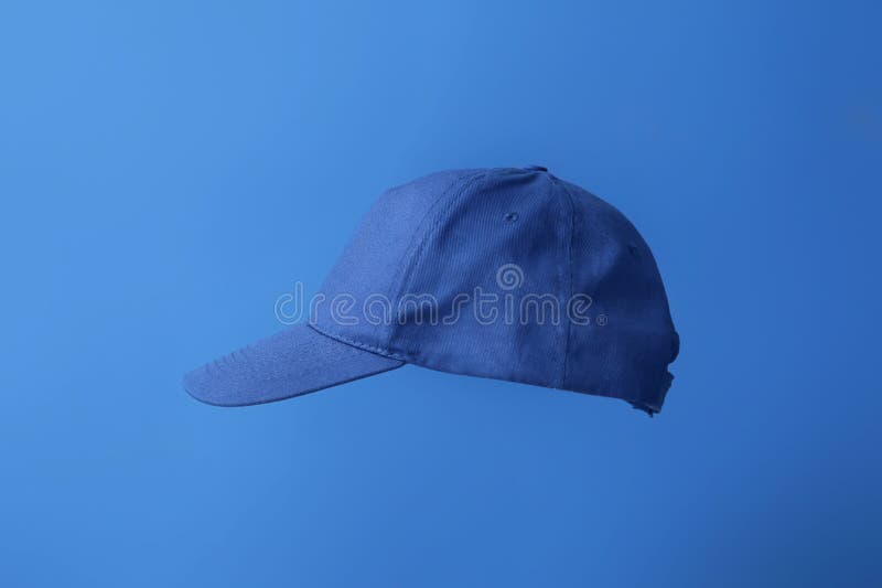 Blank Cap on Color Background Stock Photo - Image of stylish, fashion ...