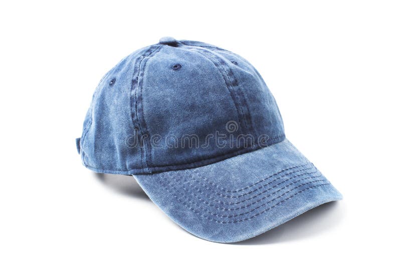 Blue baseball cap stock photo. Image of canvas, colorful - 146852688