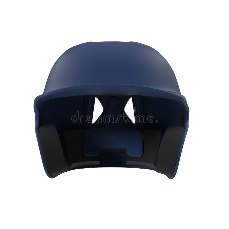 Baseball Helmet Front View Stock Illustrations – 273 Baseball Helmet ...