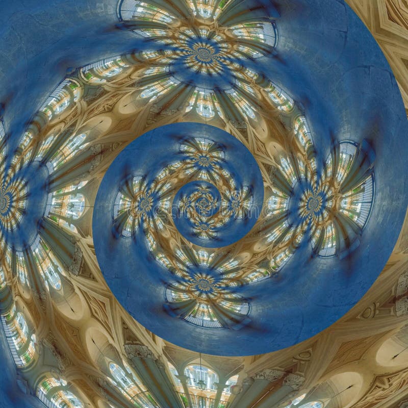 Blue Based Abstract Background Template Blurry Shapes Stock ...