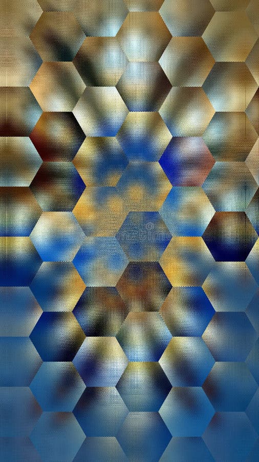 Blue Based Abstract Background Template Blurry Shapes Stock Image ...