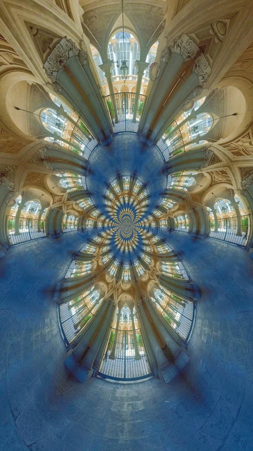 Blue Based Abstract Background Template Blurry Shapes Stock ...