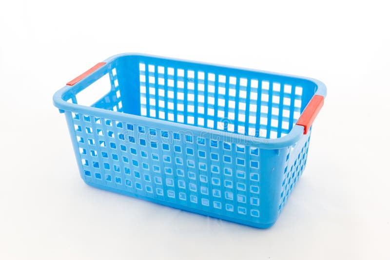 Blue basket stock image. Image of shiny, empty, shopping - 32780011