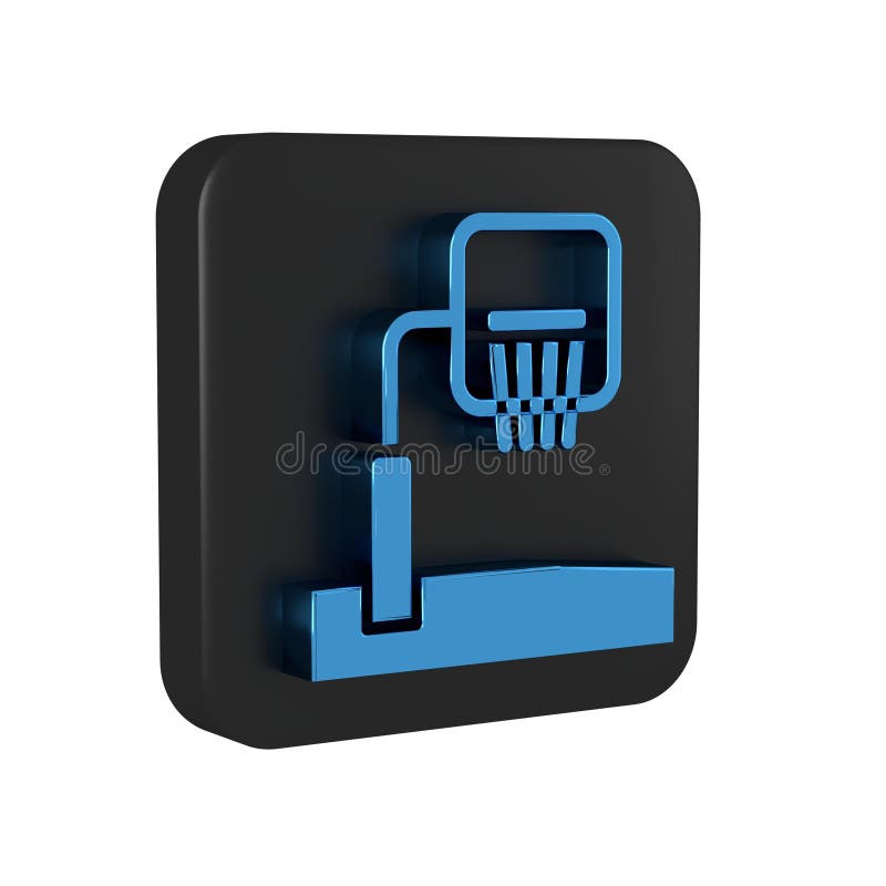 Blue Basketball Backboard Icon Isolated on Transparent Background ...