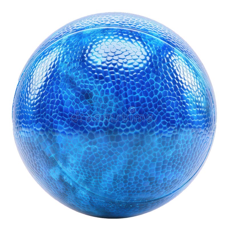 Blue Basketball Showing Abstract Design with Its Texture Stock ...