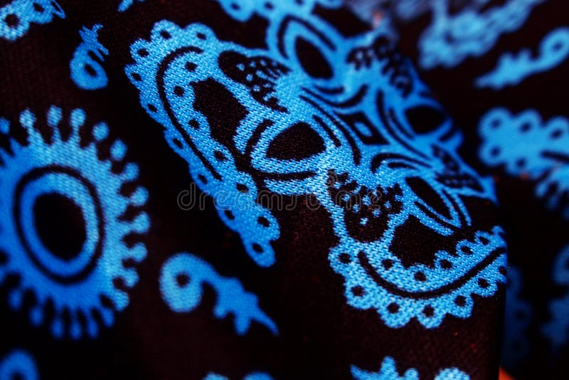 Blue Batik stock image. Image of colorful, concept, design - 156103663