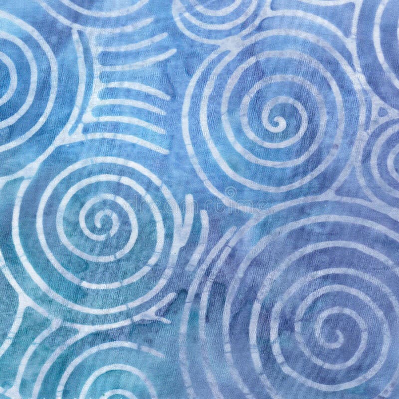 Blue Batik Pattern stock image. Image of flowers, pattern - 54495397