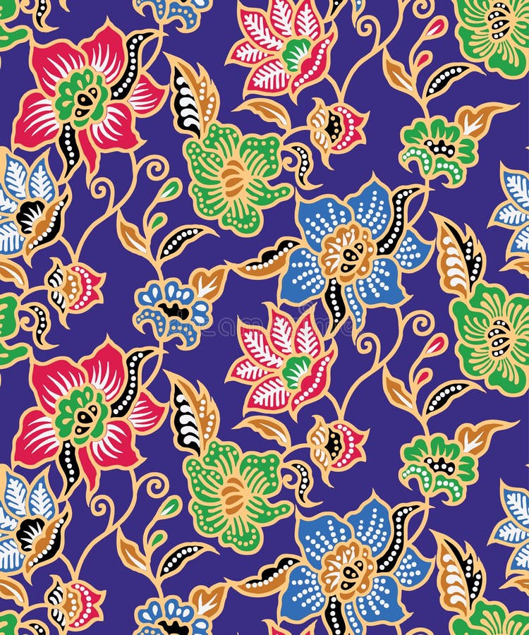 Blue batik. stock vector. Illustration of abstract, style - 45202345