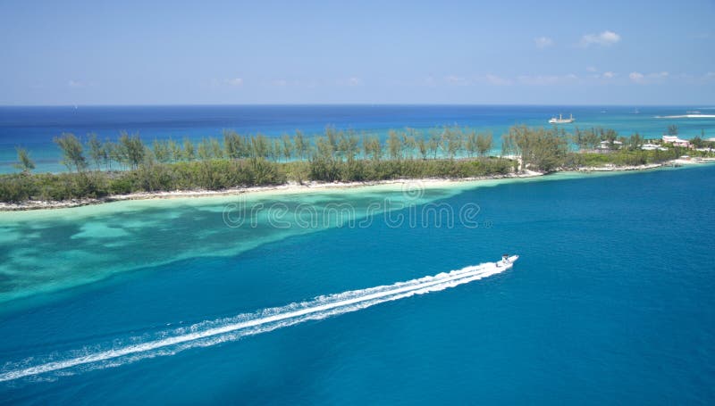 Blue Bay stock photo. Image of journey, seaside, boat - 1995490