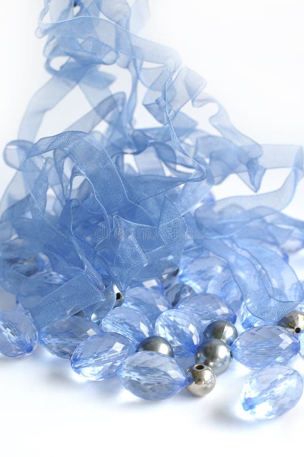 Blue beads stock photo. Image of jewel, bead, beauty - 23866374