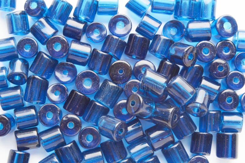 Blue beads stock image. Image of fine, black, handmade - 23866249