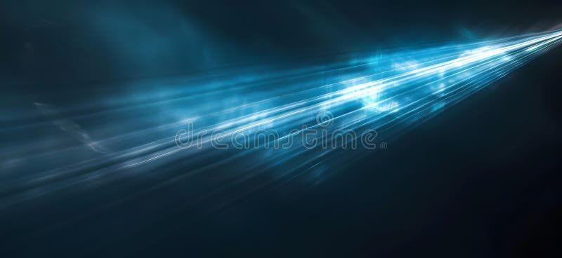 Abstract Blue Light Beam Background Stock Illustration - Illustration ...