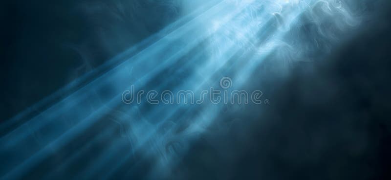 Abstract Blue Light Beam Background Stock Illustration - Illustration ...
