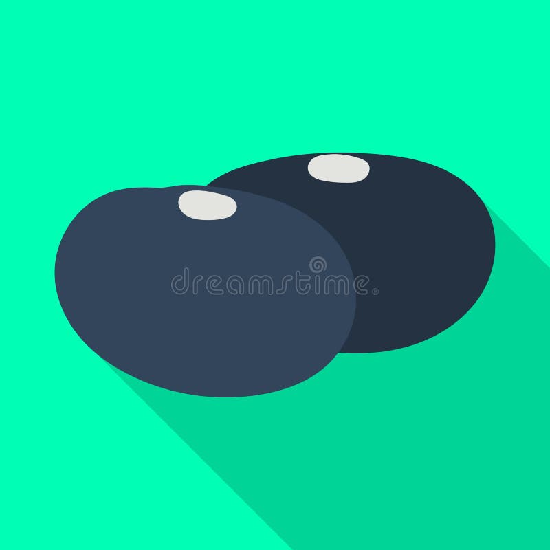 Blue Bean Signs stock vector. Illustration of bean, sign - 91175275
