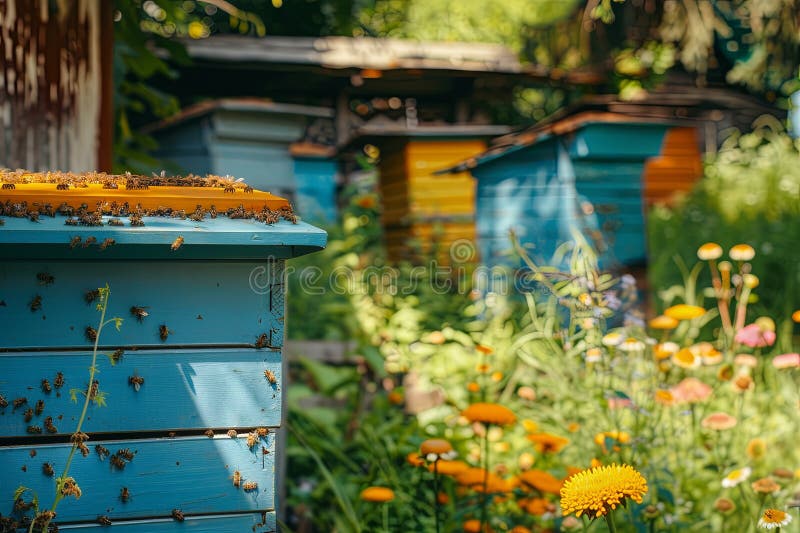 Other Beehives Stock Illustrations – 10 Other Beehives Stock ...