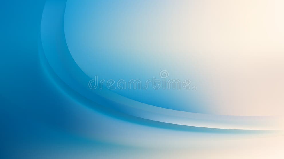 Blue and Beige Abstract Wave Background Template Vector Stock ...