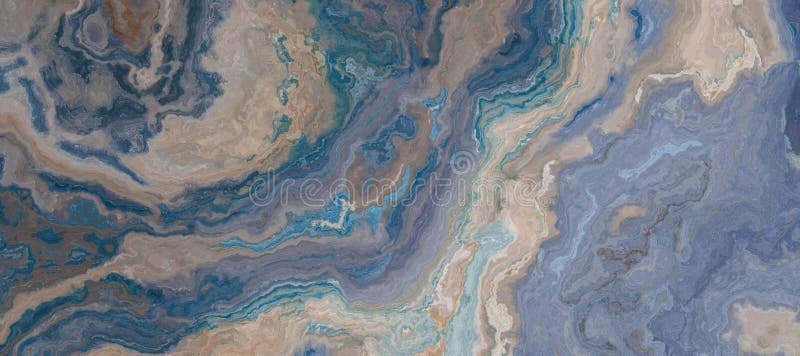 Blue and Beige Marble Background Stock Image - Image of quartz, blue ...