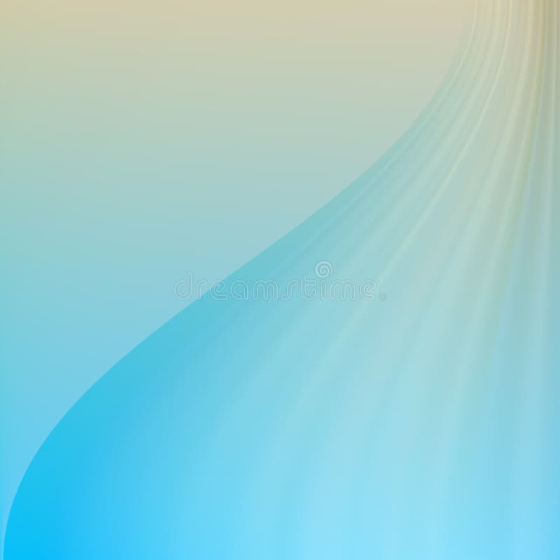 Blue Beige Wave. Abstract Background Stock Vector - Illustration of ...