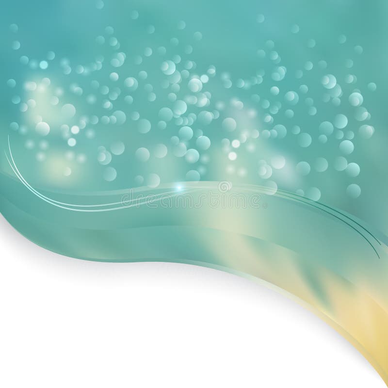 Blue and Beige Wave Border Folder Background Beautiful Elegant ...