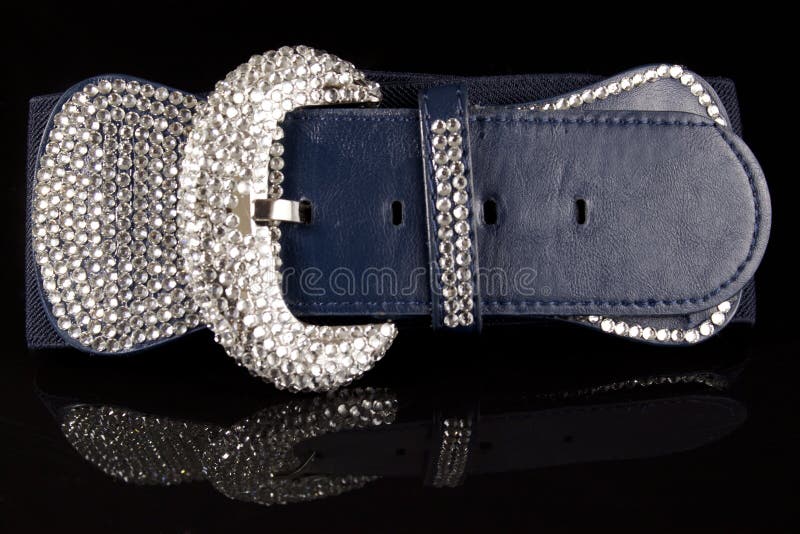 Blue belt stock image. Image of elastic, fashion, trousers - 22594615